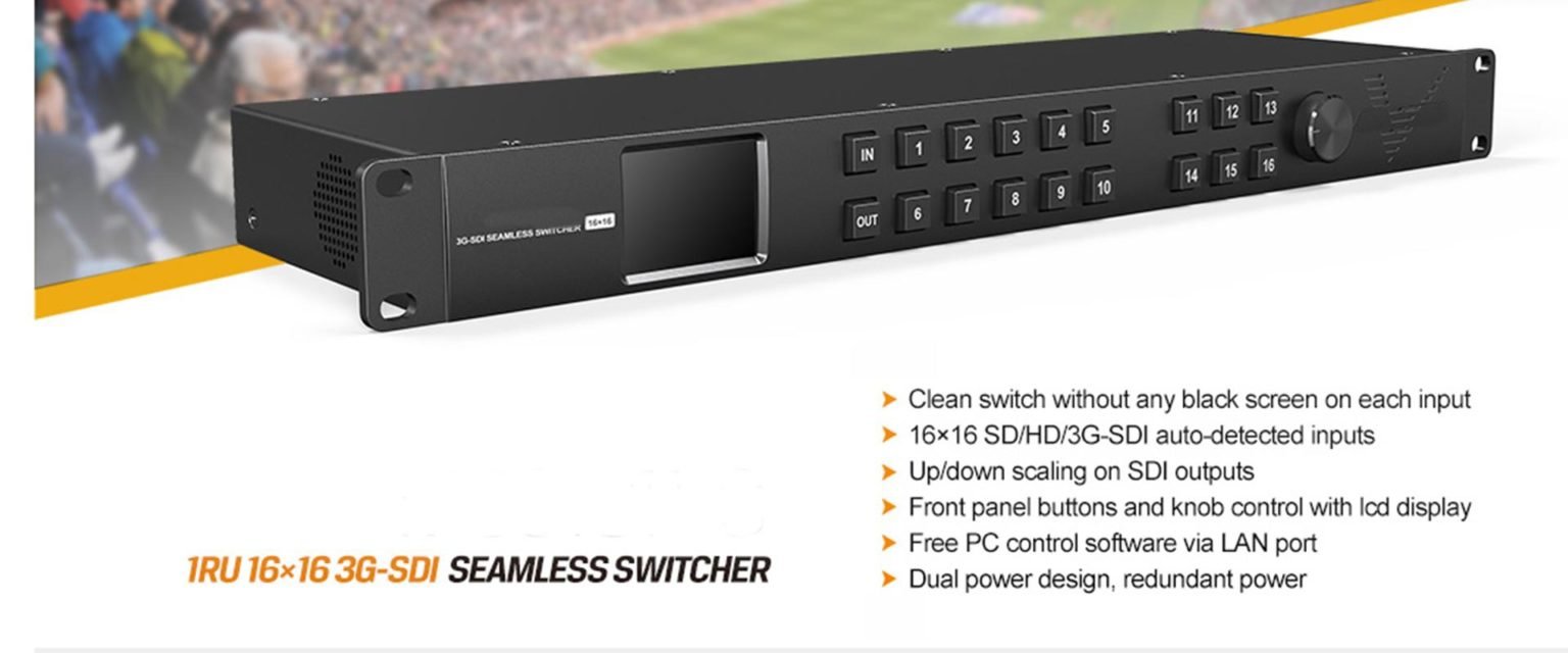16 Seamless SDI Matrix Switcher - Pixelpitch