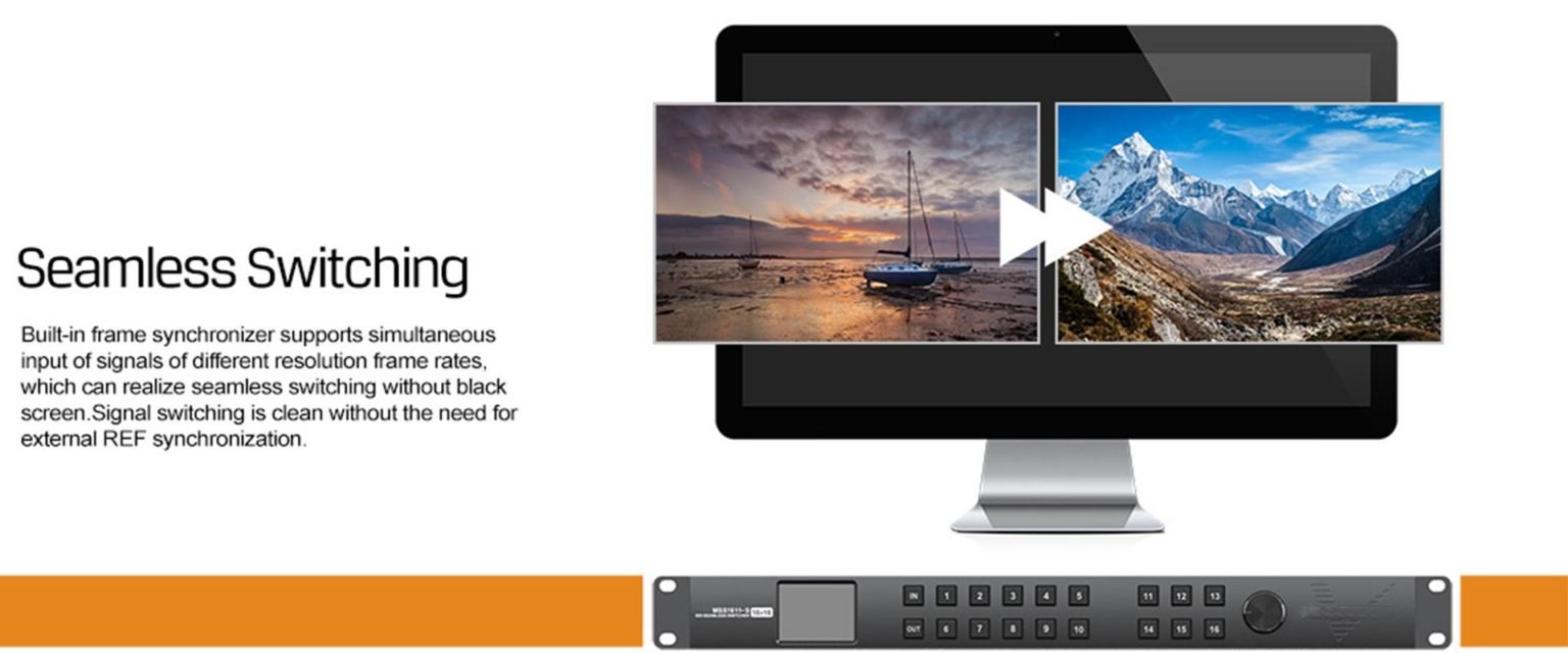 16 Seamless SDI Matrix Switcher - Pixelpitch