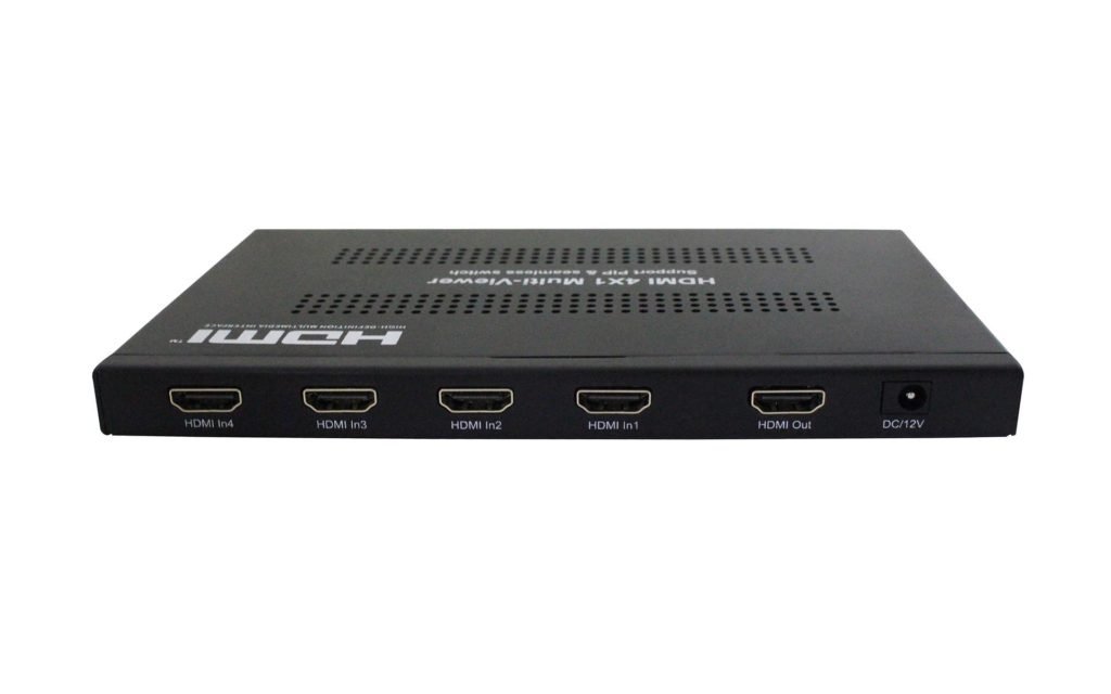 HDMI 4x1 Quad Multi-Viewer, Support PIP & Seamless Switcher - Pixelpitch
