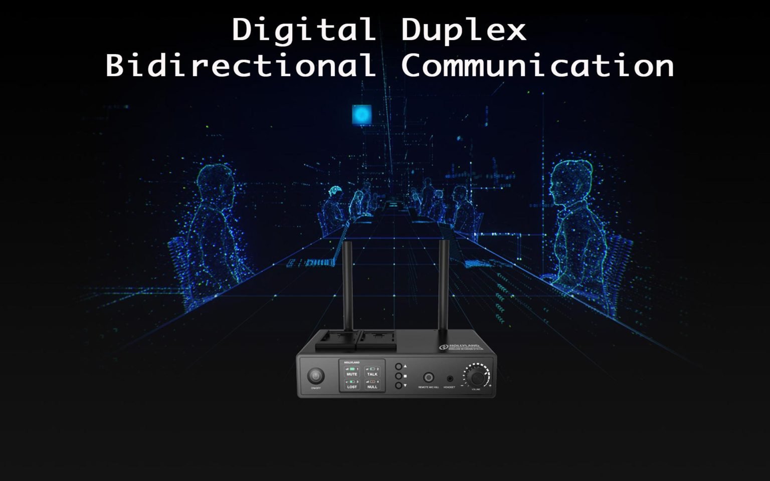 Wireless Talk Back System with 4 Belt packs & 1 Master - Pixelpitch