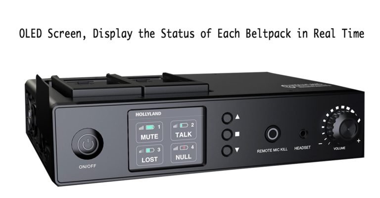 Wireless Talk Back System with 4 Belt packs & 1 Master - Pixelpitch