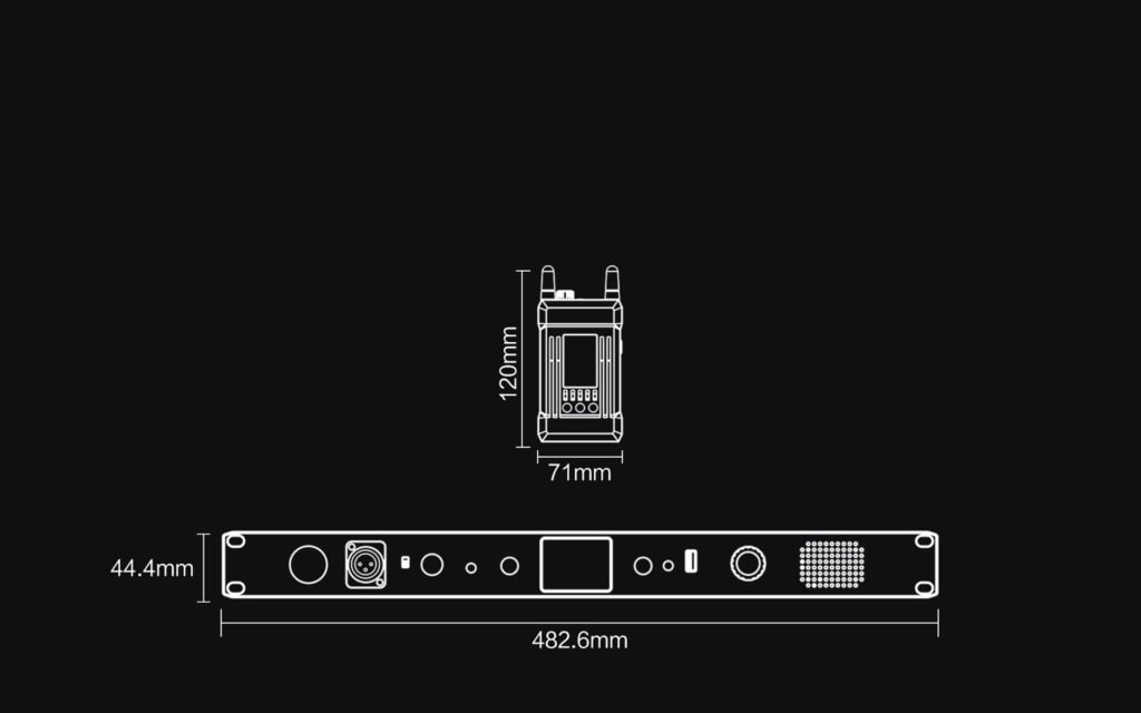 Wireless Talk Back System with 8 Belt packs 1 Master - Pixelpitch