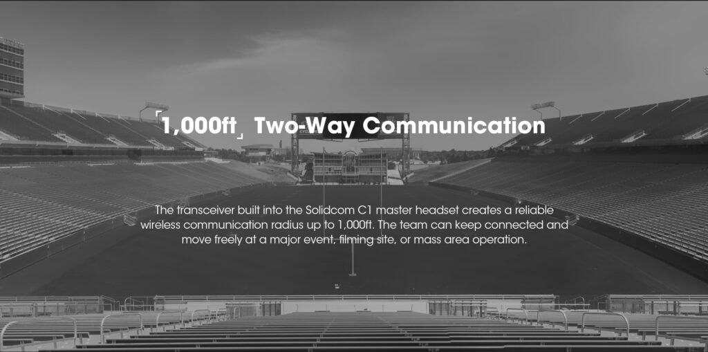 Hollyland Solidcom C1-4S Full-Duplex Wireless DECT Intercom(Talkback ...